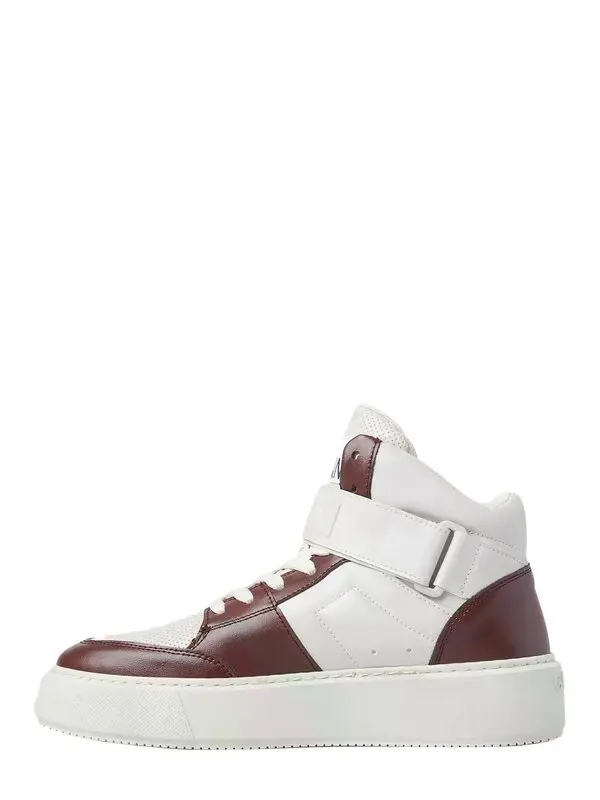 GANNI Sporty Cupsole High-top Sneakers - White