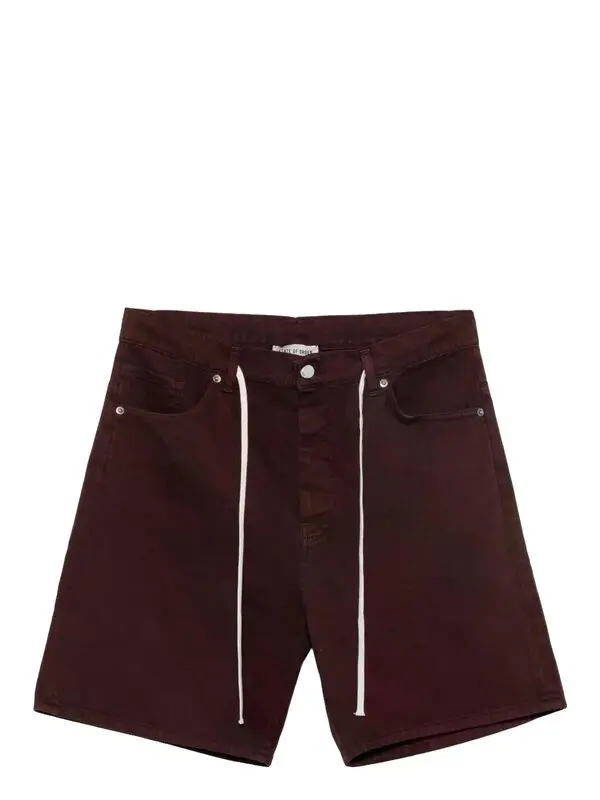 STATE OF ORDER Denim Shorts - Red