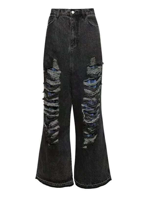 Natasha Zinko Distressed-effect Jeans - Black