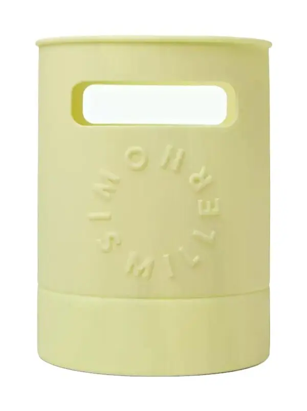 SIMONMILLER Logo-embossed Bucket Bag - Yellow