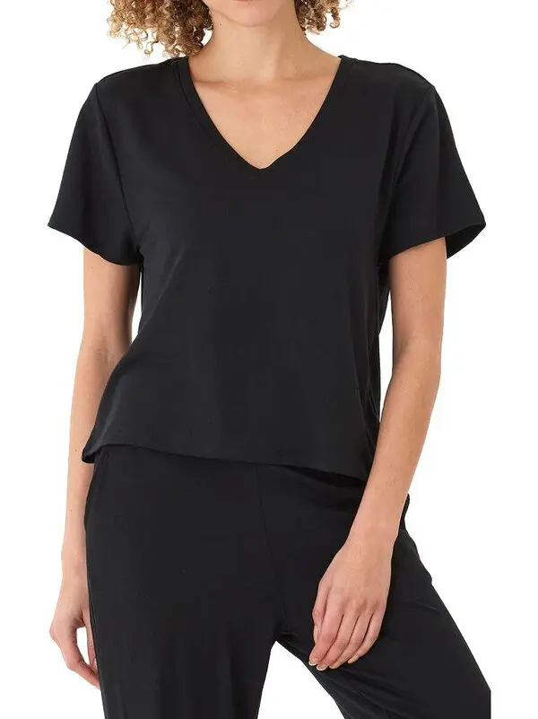 THREADS 4 THOUGHT Bettine Terry T-shirt - Black