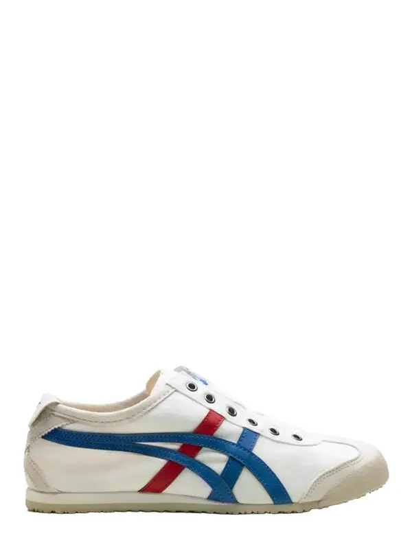 Onitsuka Tiger Mexico 66 Slip-on Tricolor Sneakers - White