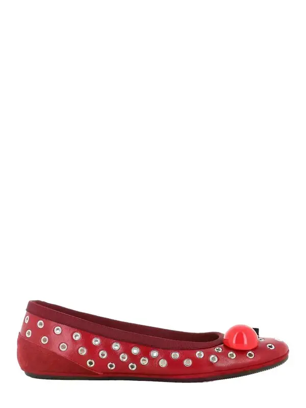 DOVE NUOTANO GLI SQUALI Becky Ballerina Flats - Red