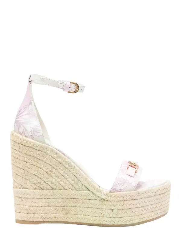 Versace 120mm Barocco Medusa '95 Espadrilles - Pink