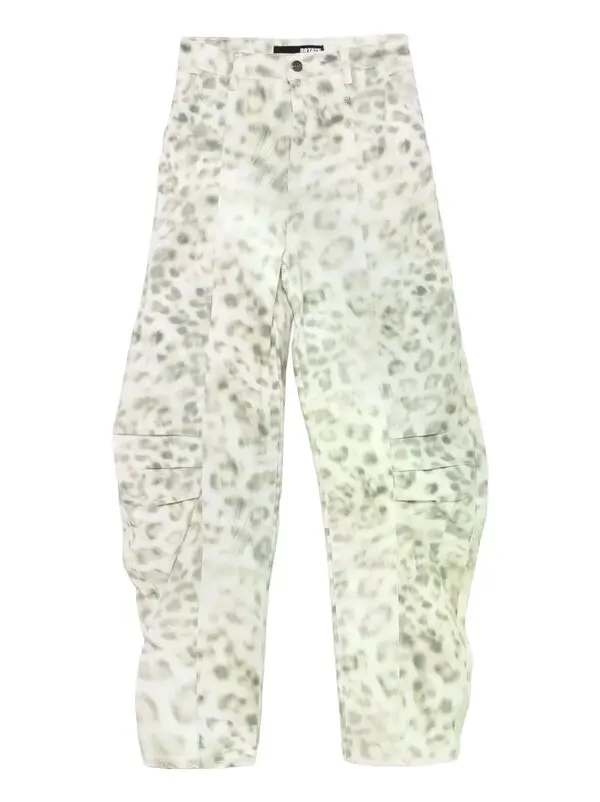 ROTATE BY BIRGER CHRISTENSEN Printed Jeans - White