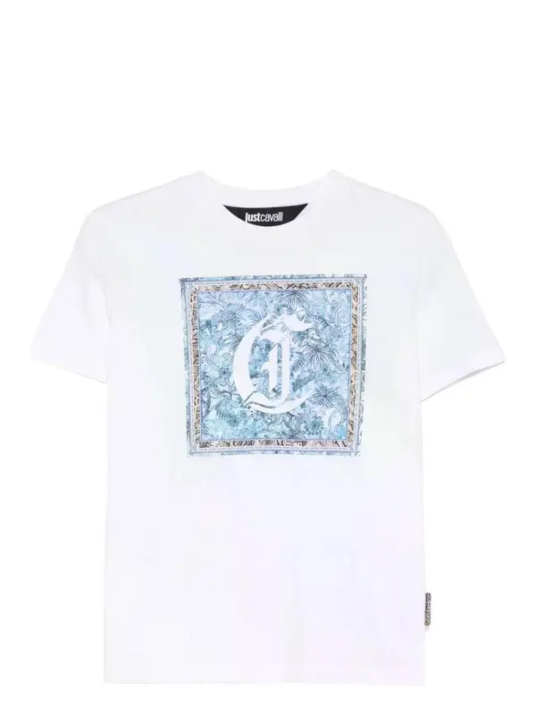 Just Cavalli Logo-print T-shirt - White
