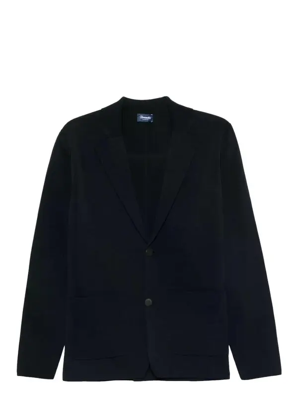 DRUMOHR Ribbed Blazer - Blue