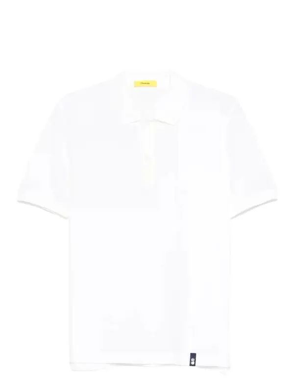 DRUMOHR Logo-tag Polo Shirt - White