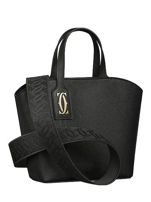 CARTIER Mini Leather Tote Bag - Black