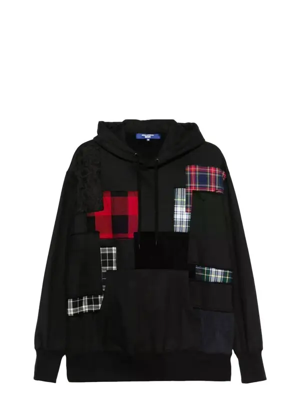 Junya Watanabe Patchwork Hoodie - Black