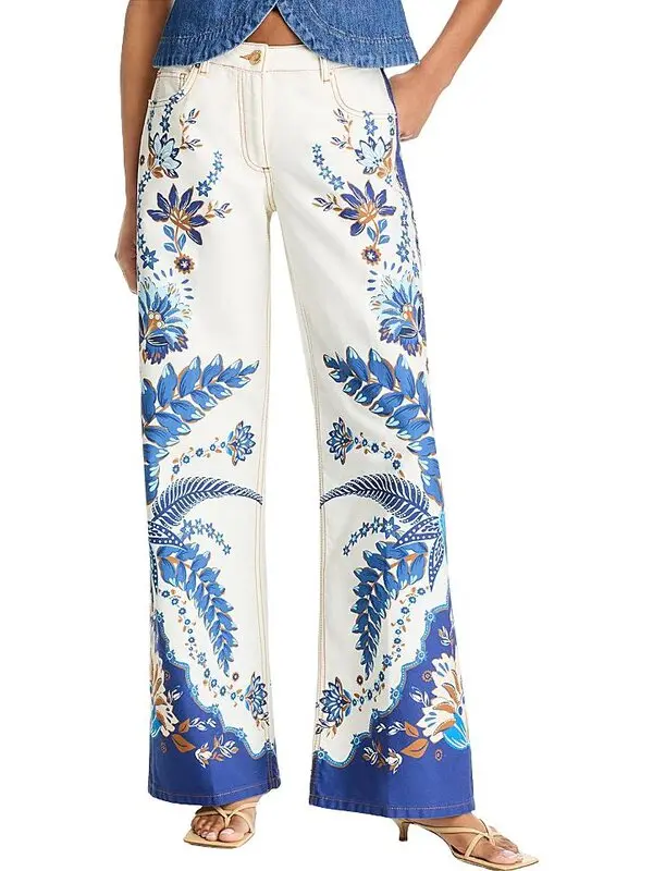 Farm Rio Encanto Tropical Print Pants - Encanto Tr
