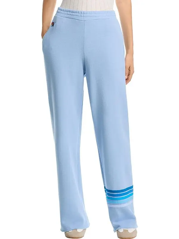 Aviator Nation Wide Leg Sweatpants - Ice/ice