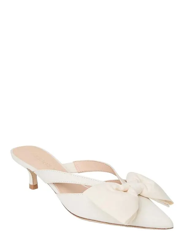 Jack Rogers Cynthia Bow Mule Sandals - Ivory