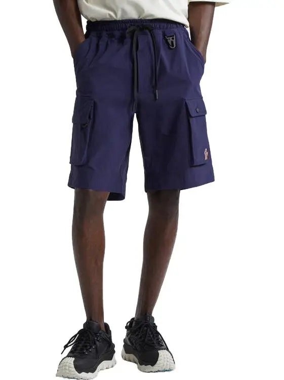 Moncler Cargo Shorts - Navy Blue