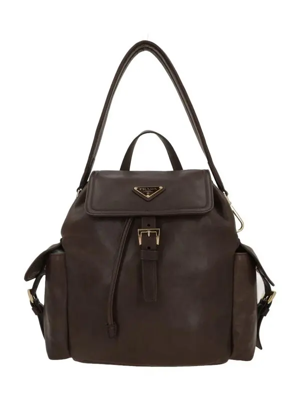 Prada Nappa Leather Backpack - Brown