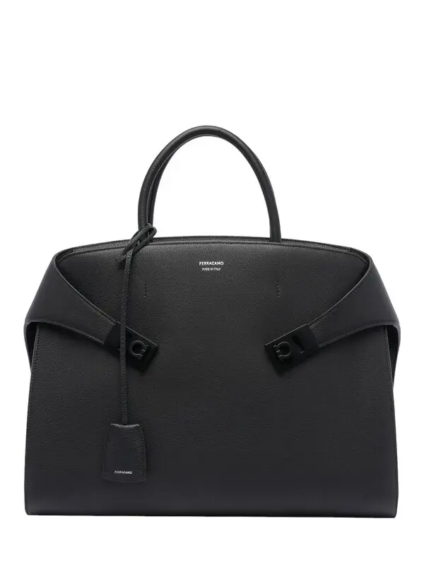 FERRAGAMO Hug Business Bag - Black