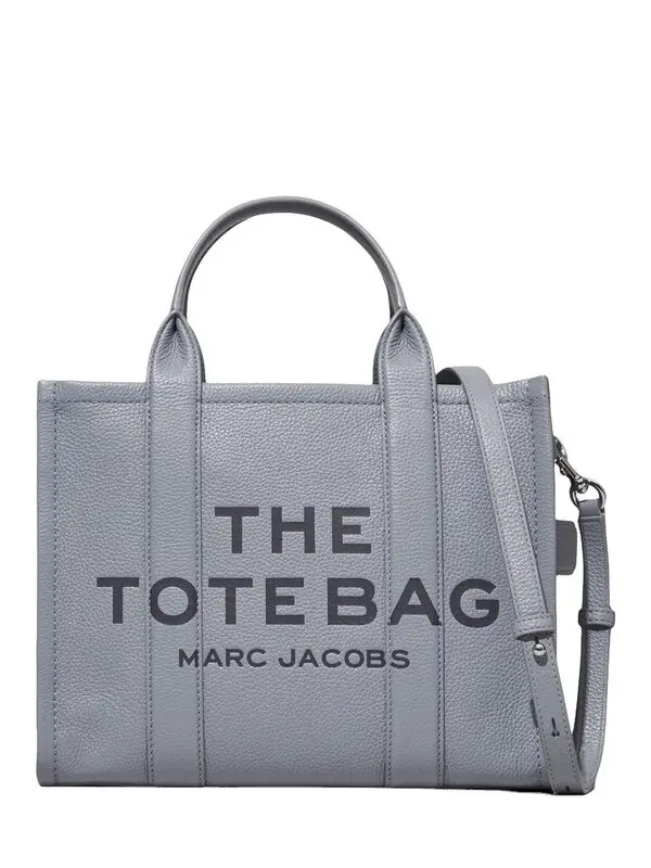 Marc Jacobs Leather Tote Bag - Grey