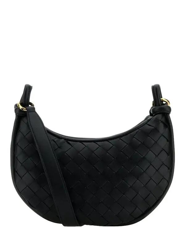 Bottega Veneta Gemelli Messenger Bag - Black