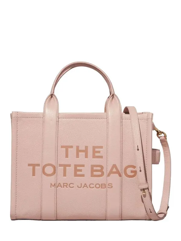 Marc Jacobs The Leather Medium Tote Bag - Pink