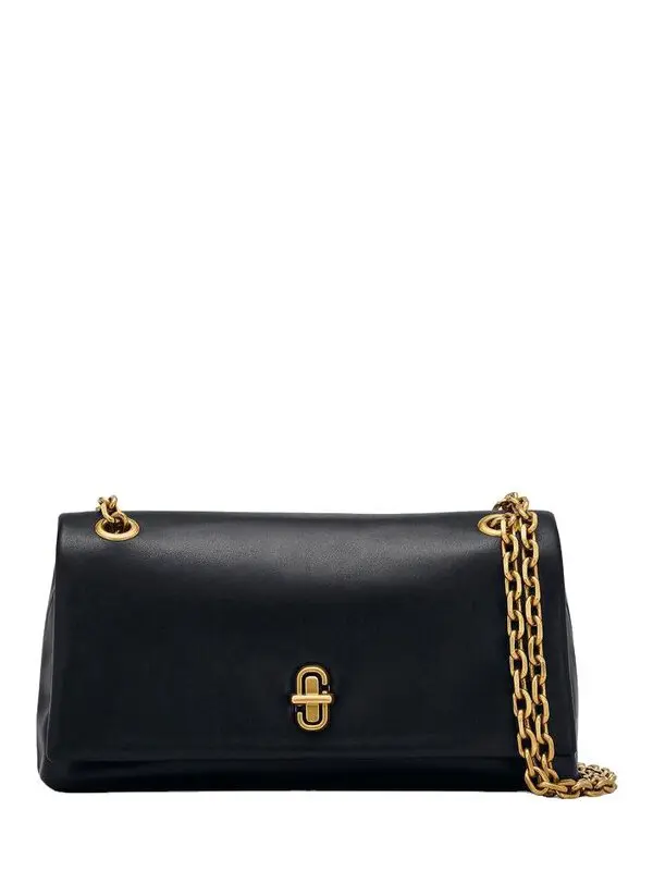 Marc Jacobs Leather Shoulder Bag - Black