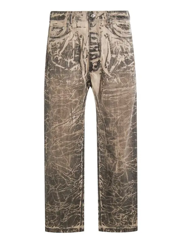 Rick Owens Jeans - Black Washed Foil