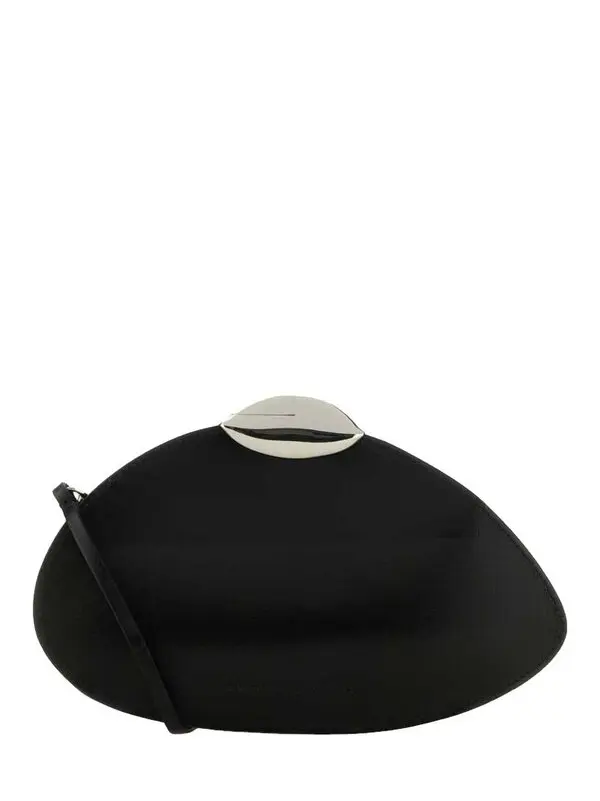 Benedetta Bruzziches Belle De Jour Leather Clutch - Black