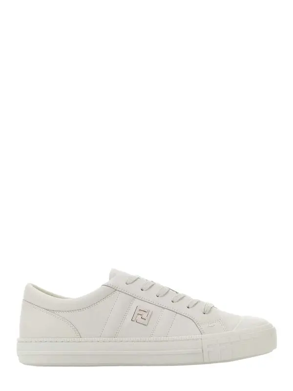 Fendi Domino Vitello Sneakers - White Man