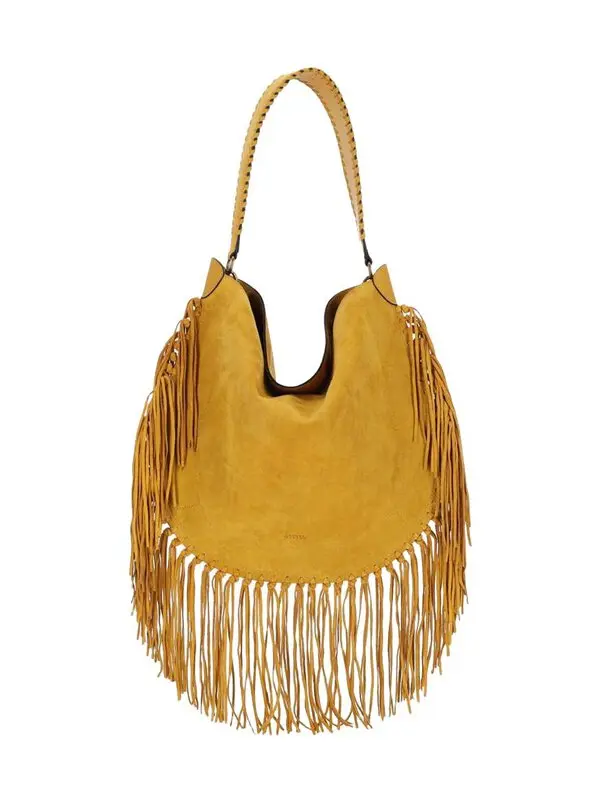 Isabel Marant Fringed Shoulder Bag - Yellow