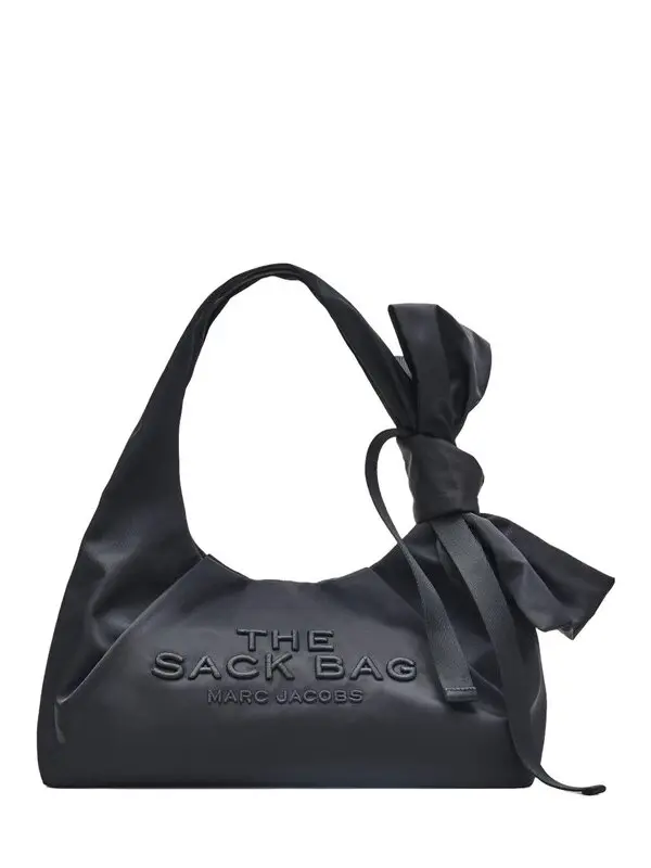 Marc Jacobs Bow Nylon Sack Bag - Black