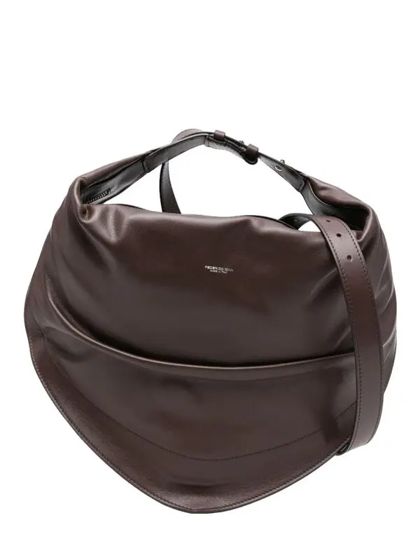 FEDERICO CINA Tortellino Shoulder Bag - Brown