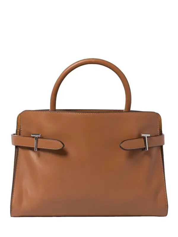 LE TANNEUR Small Leather Handbag - Brown