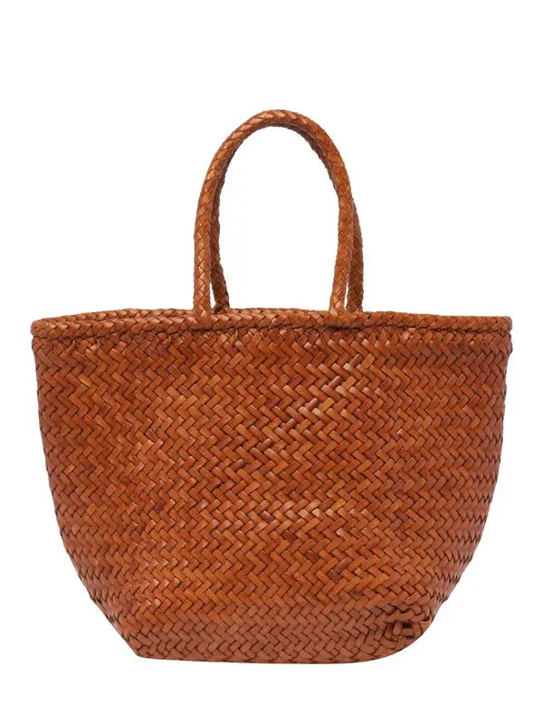 Dragon Diffusion Grace Small Basket Bag - Brown