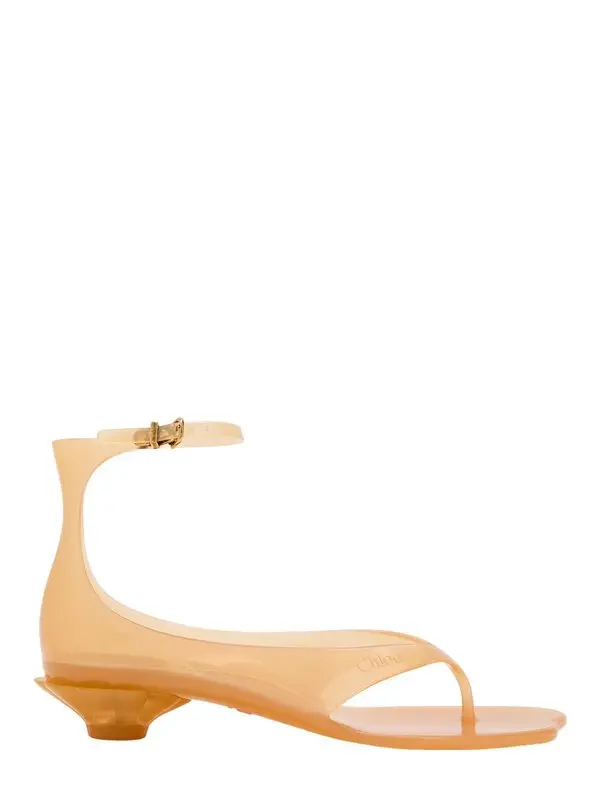 Chloé Jelly Thong Sandals - Light Brown