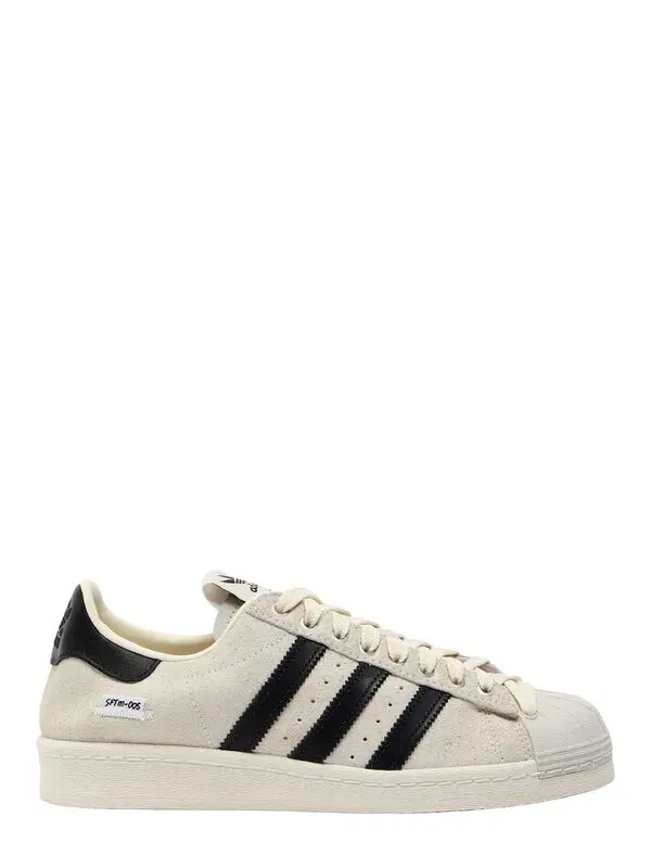 ADIDAS X SONG FOR THE MUTE Superstar 82 Sneakers - White And Black