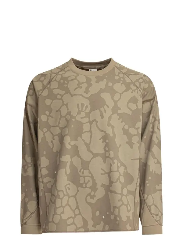 GOLDWIN Reaction Diffusion Long-sleeve Sweatshirt - Beige