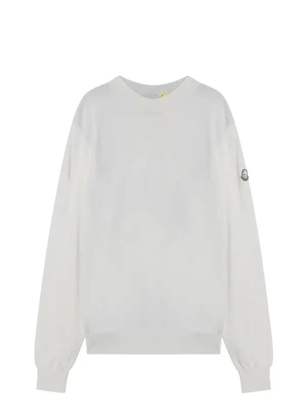 MONCLER X MERCEDES-BENZ BY NIGO Jumper With Logo - Grey