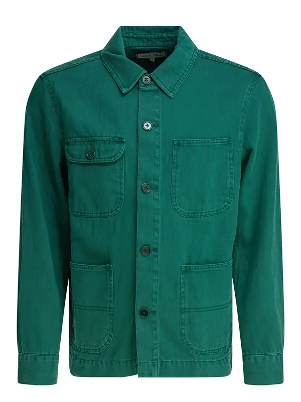 ALEX MILL Work Overshirt Jacket - Green