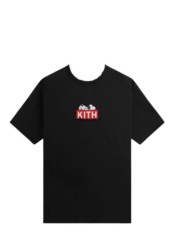 Kith X Peanuts Doghouse T-shirt - Black