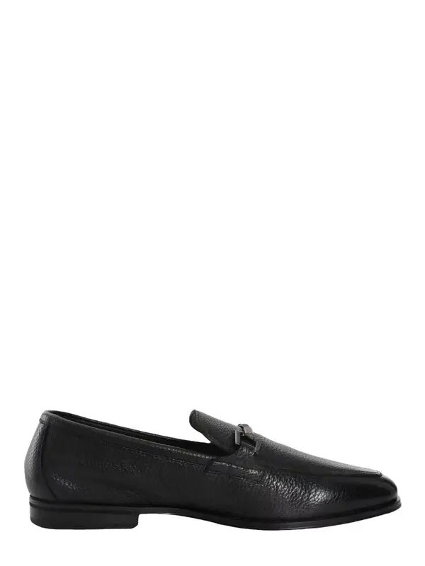 DOUCAL'S Leather Loafers - Black