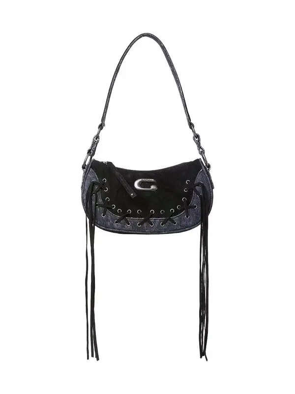 Guess Saddle Shoulder Bag - Black