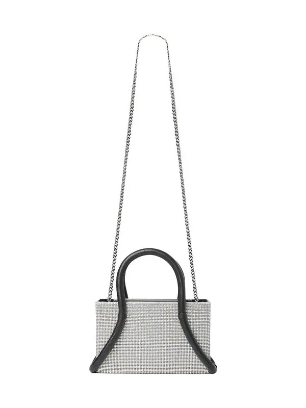 Kara Tubular Midi Shoulder Bag - Silver