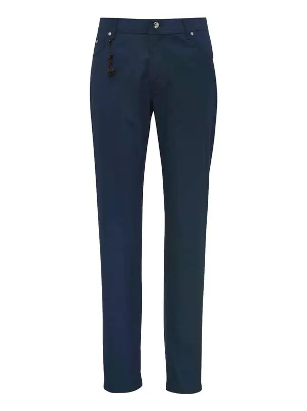 Marco Pescarolo Straight Trousers - Blue