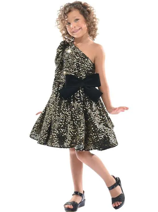 TULLEEN Zoria Sequin Dress - Black