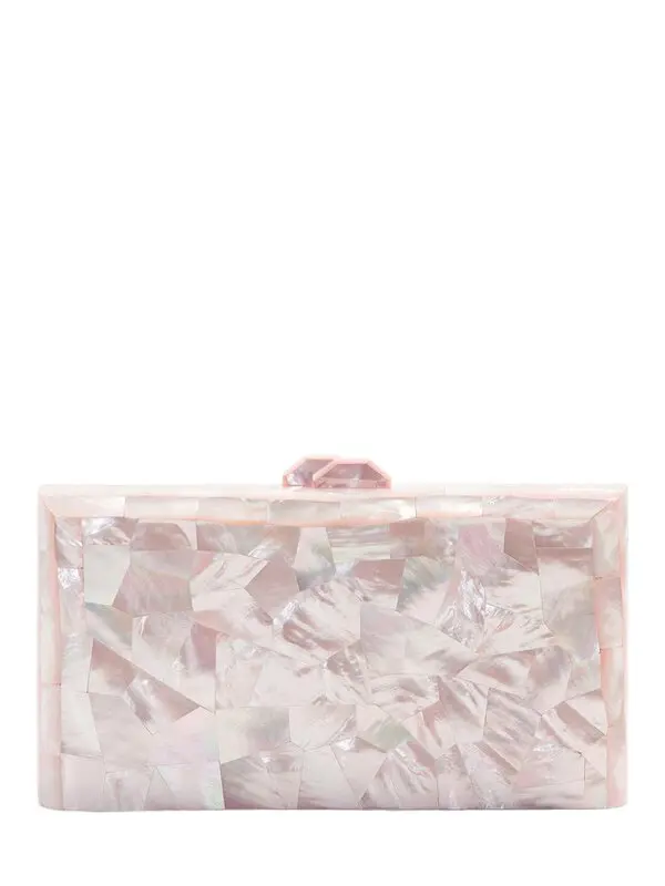 FREYA ROSE Mother Of Pearl Clutch - Aphrodite Pink