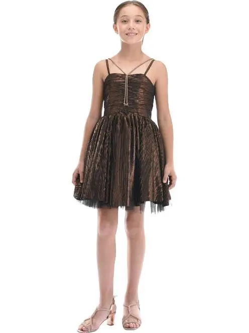 TULLEEN Gianotta Dress - Bronze
