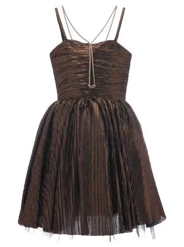 TULLEEN Gianotta Dress - Bronze