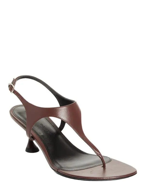 Proenza Schouler Tee Sandal - Chocolate