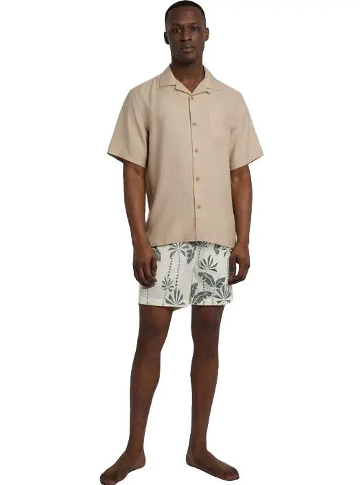 Onia Tencel Vacation Shirt - Tan
