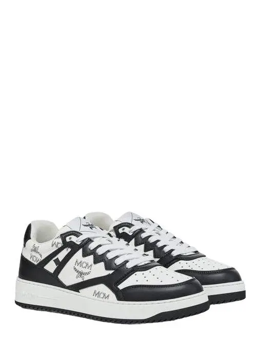 Mcm Neo Terrain Lo Sneakers - Black & White