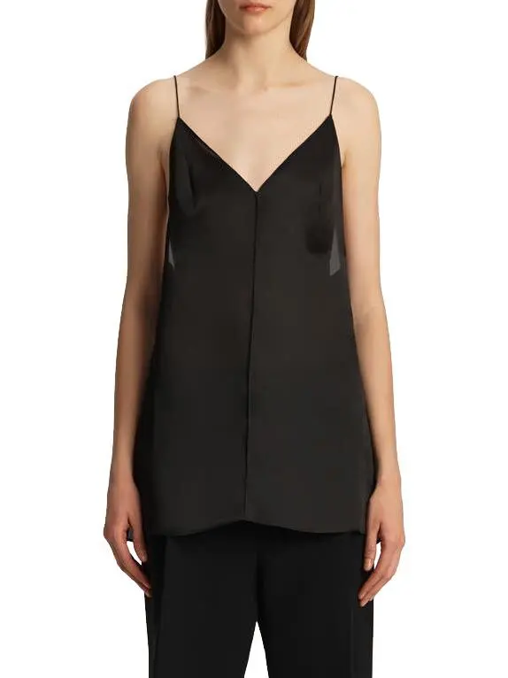 Khaite Talsie Silk Camisole - Black